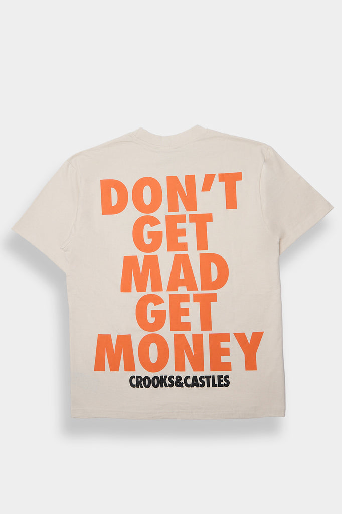 Mens Crooks & Castles Don't Get Mad Get Money Tee – West49