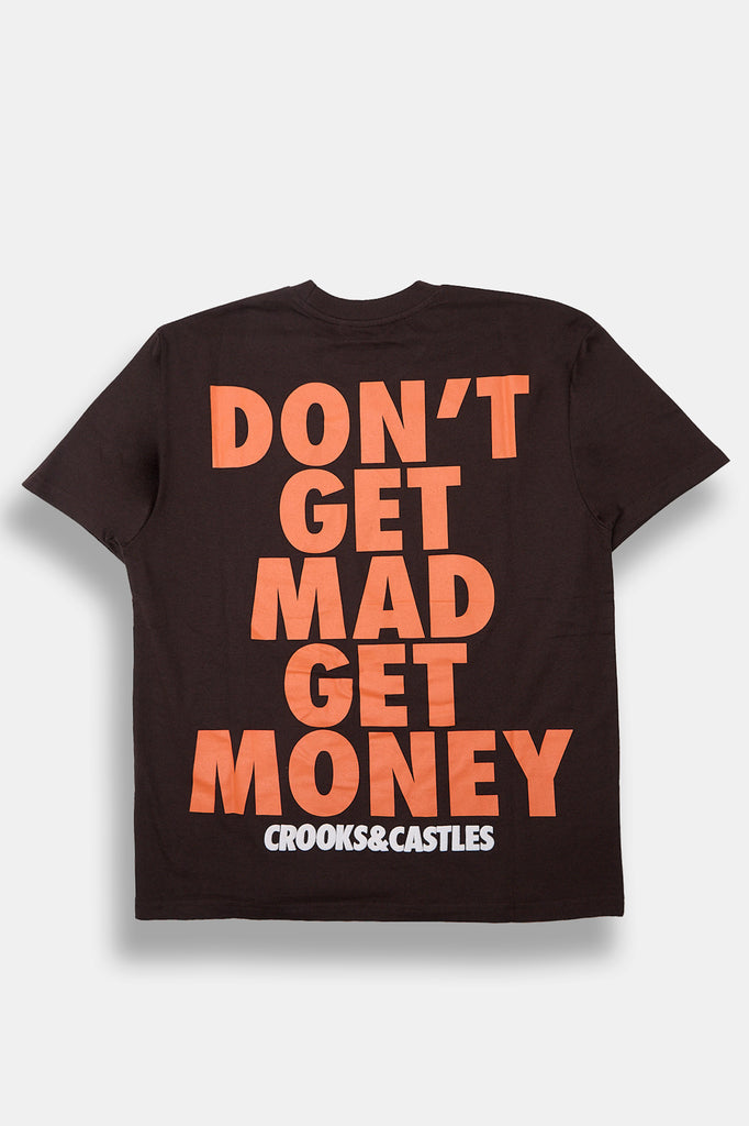 Mens Crooks & Castles Don't Get Mad Get Money Tee – West49