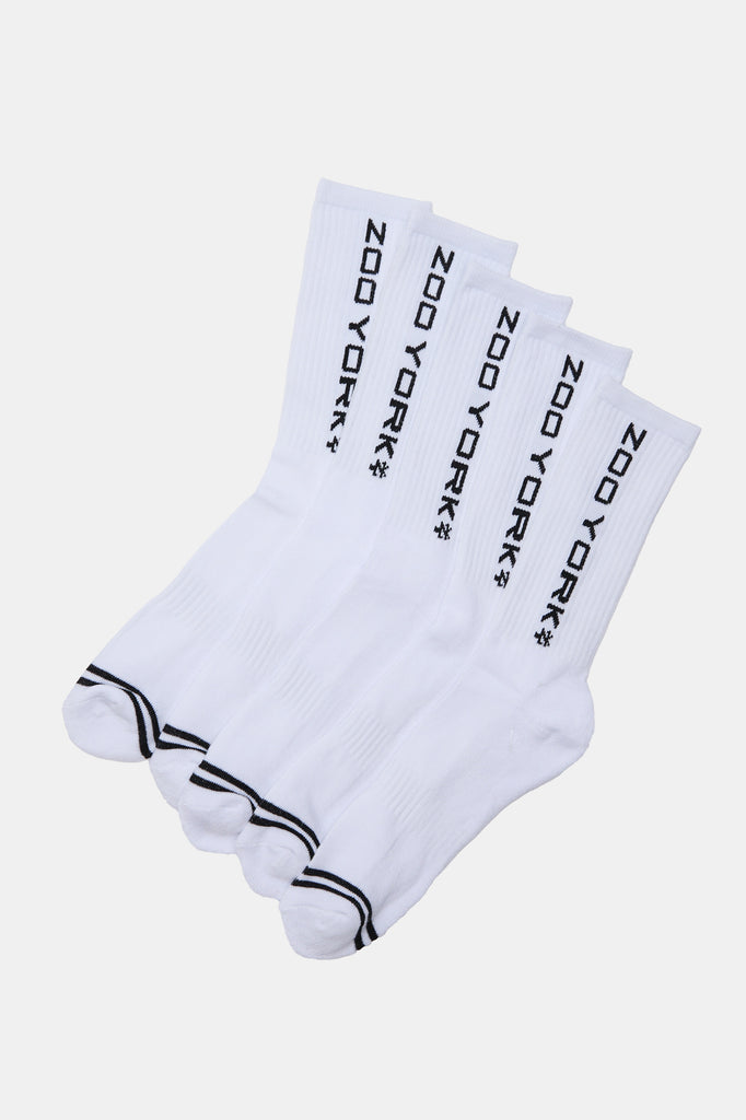 Zoo York Mens 5-Pack Athletic Crew Socks – West49