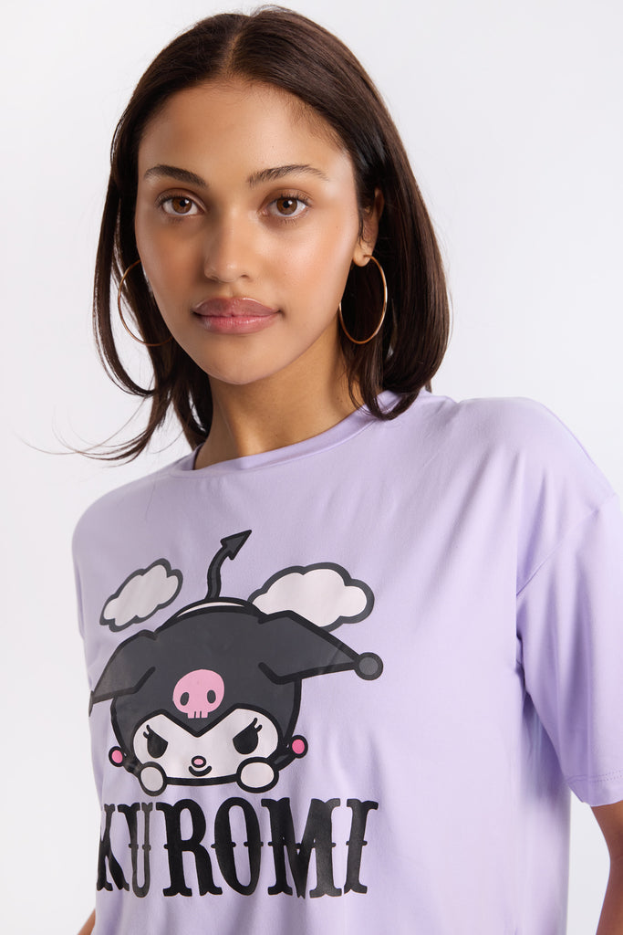 Kuromi 2-Piece Pajama Tee & Jogger Set – West49