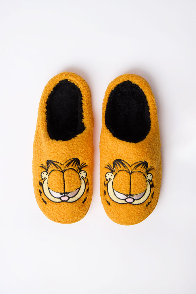 Mens Garfield Plush Slippers – West49