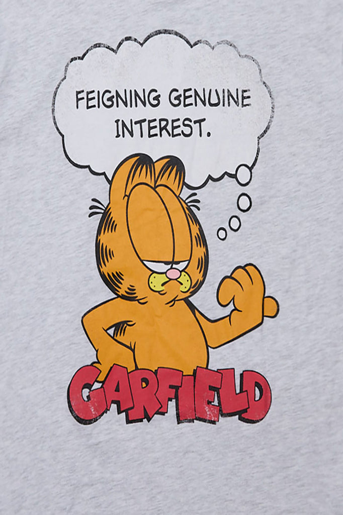 Garfield Feigning Genuine Interest Graphic Boyfriend Tee – West49 | Amnesia